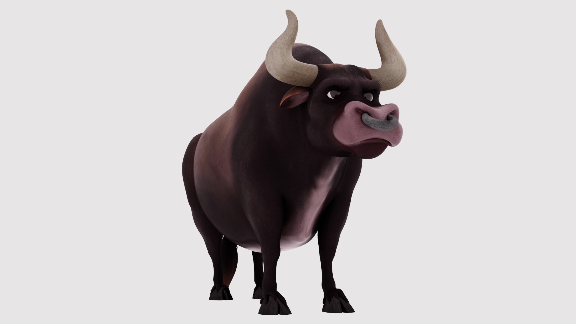 3D Bull Model 3D - TurboSquid 1990974