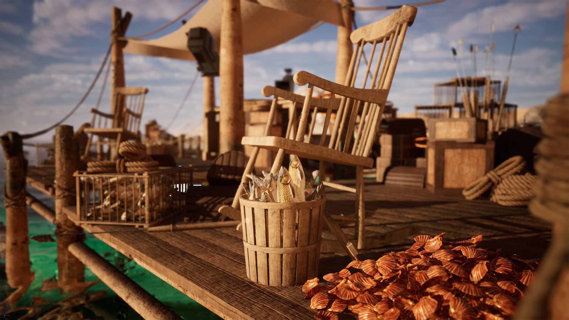 Fishing Dock 35 Assets 3D Model - TurboSquid 2193052