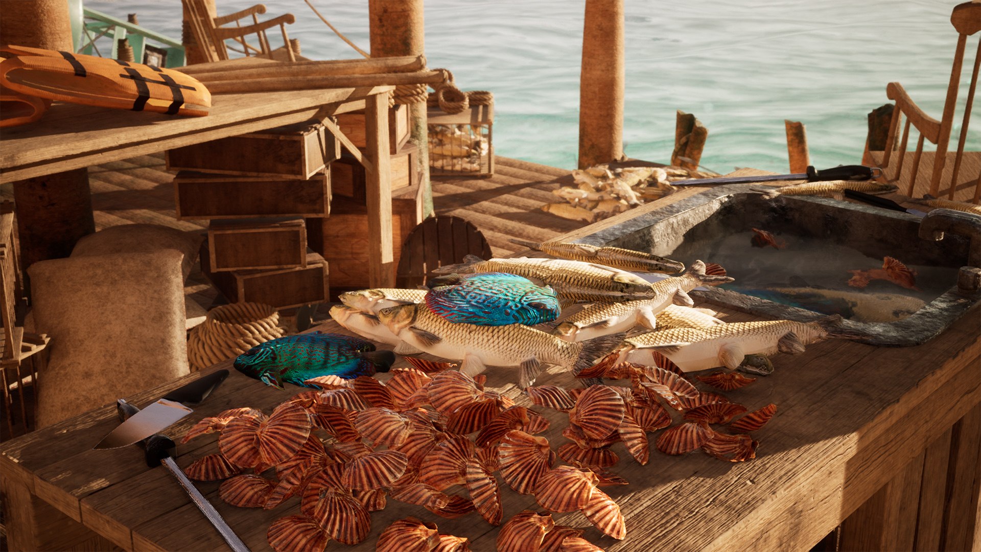 Fishing Dock 35 Assets 3D Model - TurboSquid 2193052