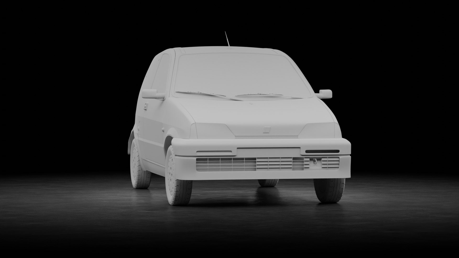 Fiat Cinquecento 1991 3D 모델 - TurboSquid 1929199