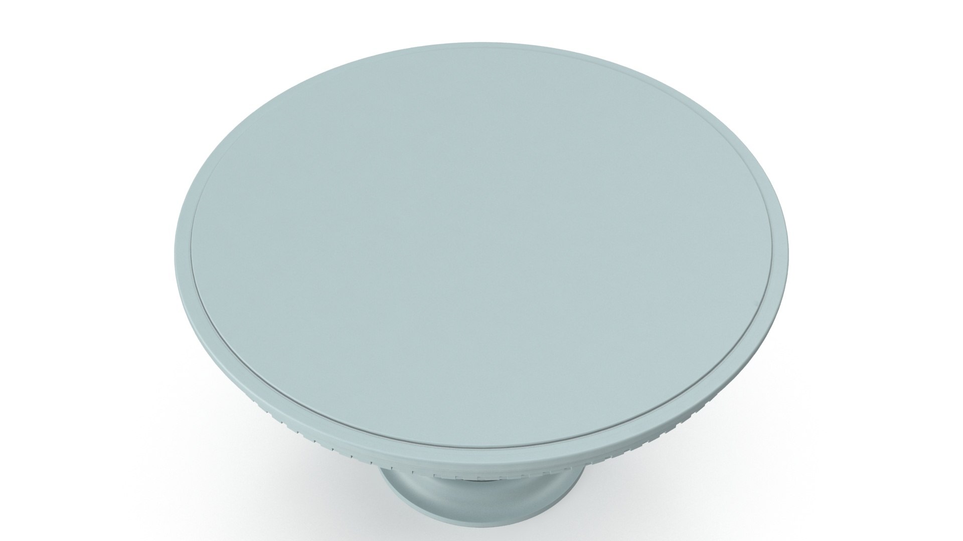Blue Paint Wood Round Table 3D Model - TurboSquid 1816956