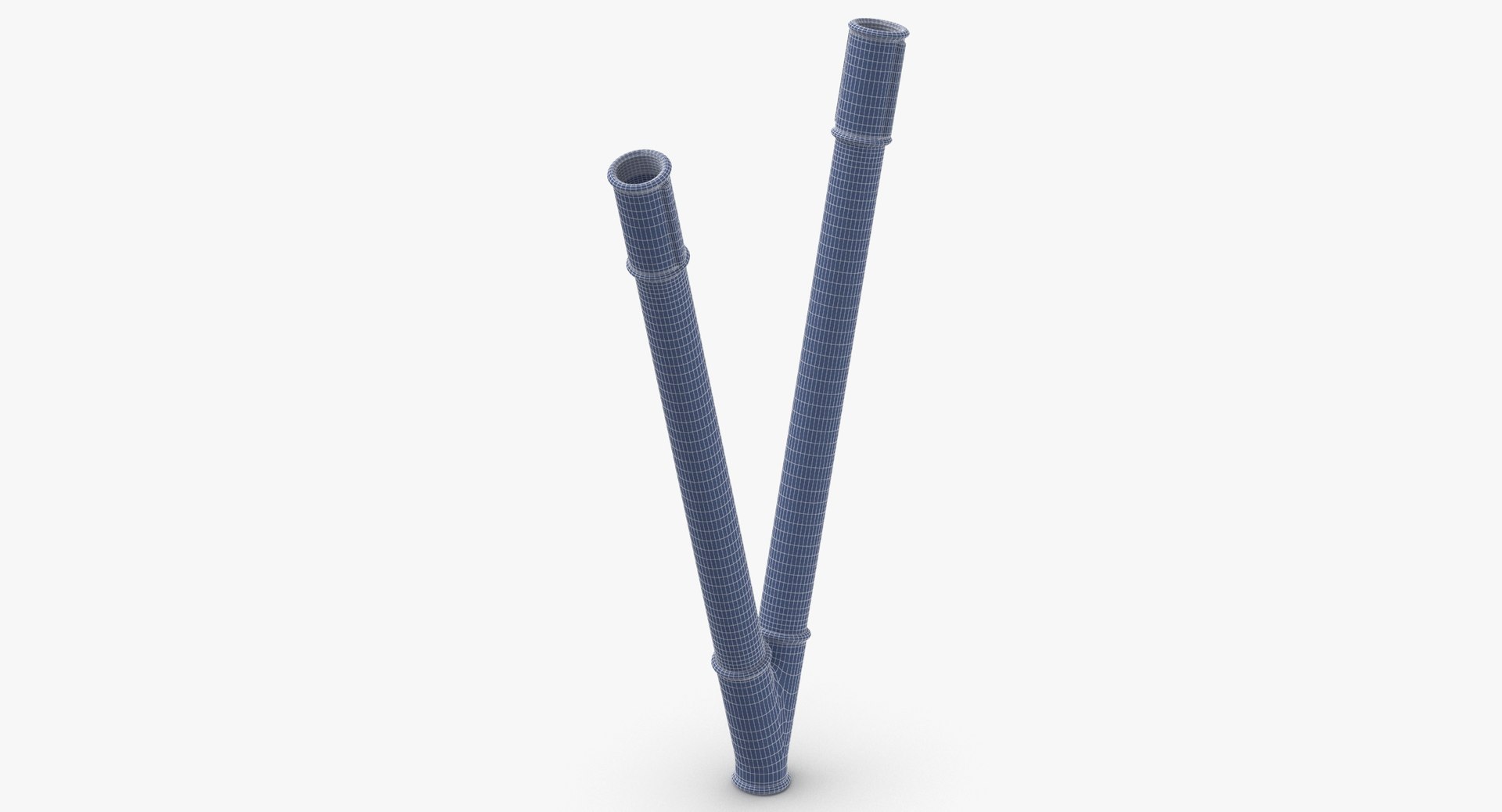 3D Model Galvanized Steel Pipe Letter - TurboSquid 1446019