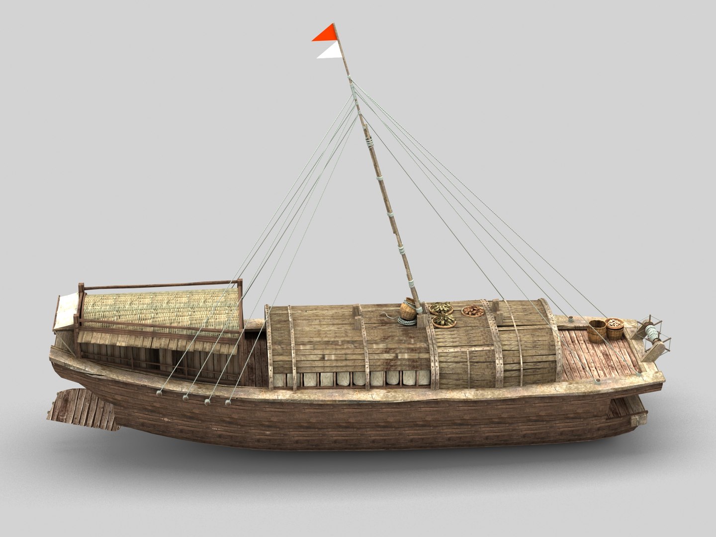 Chinese Boat 03 Model - TurboSquid 2147944