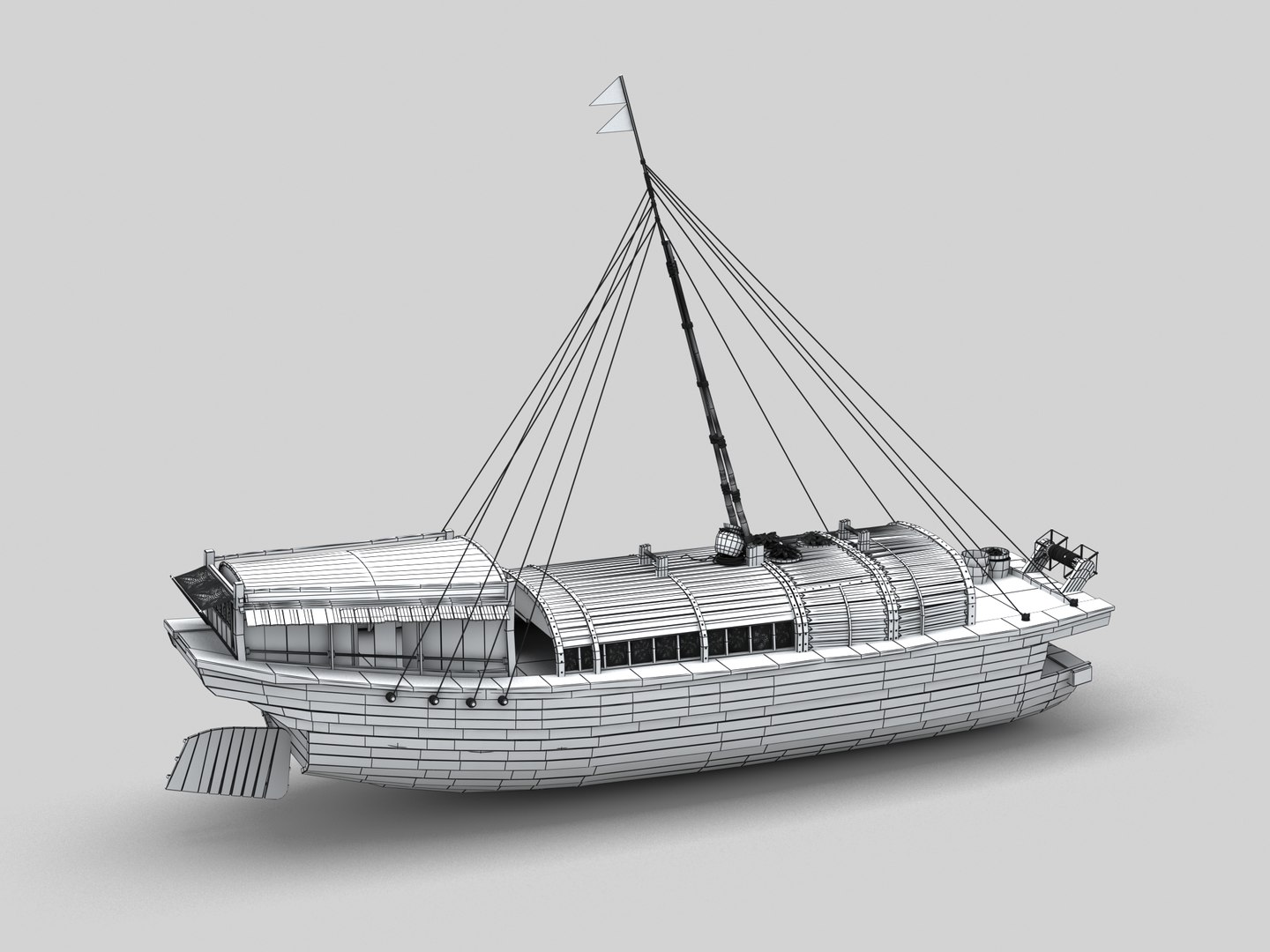 Chinese Boat 03 Model - TurboSquid 2147944