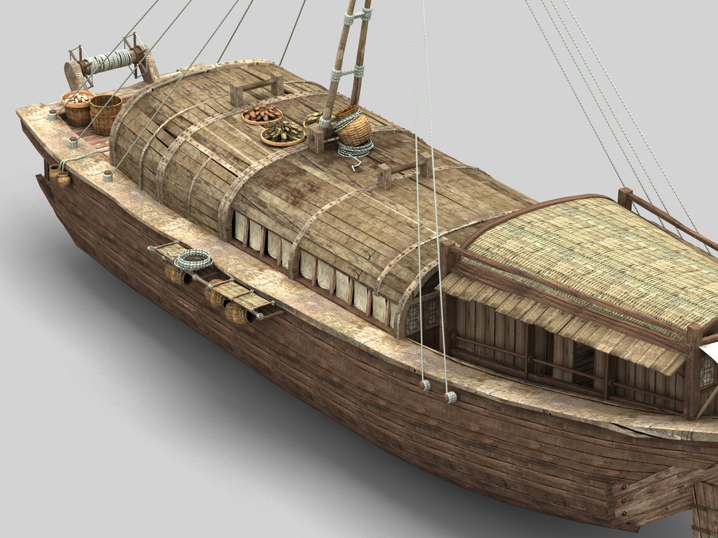 Chinese Boat 03 Model - TurboSquid 2147944