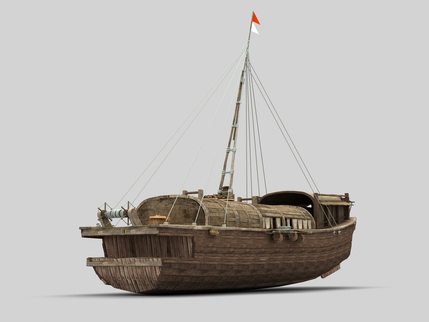 Chinese Boat 03 Model - TurboSquid 2147944