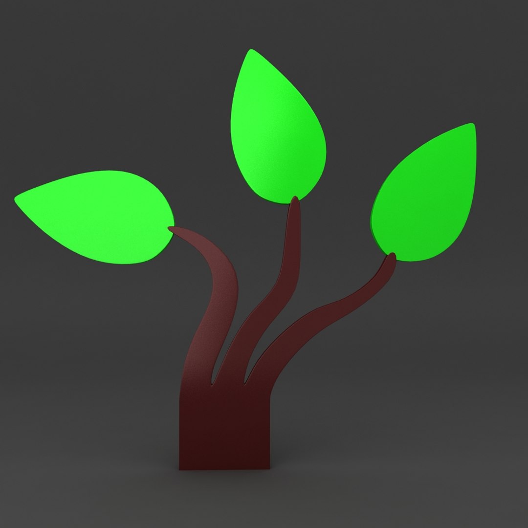 cartoon tree 3d max