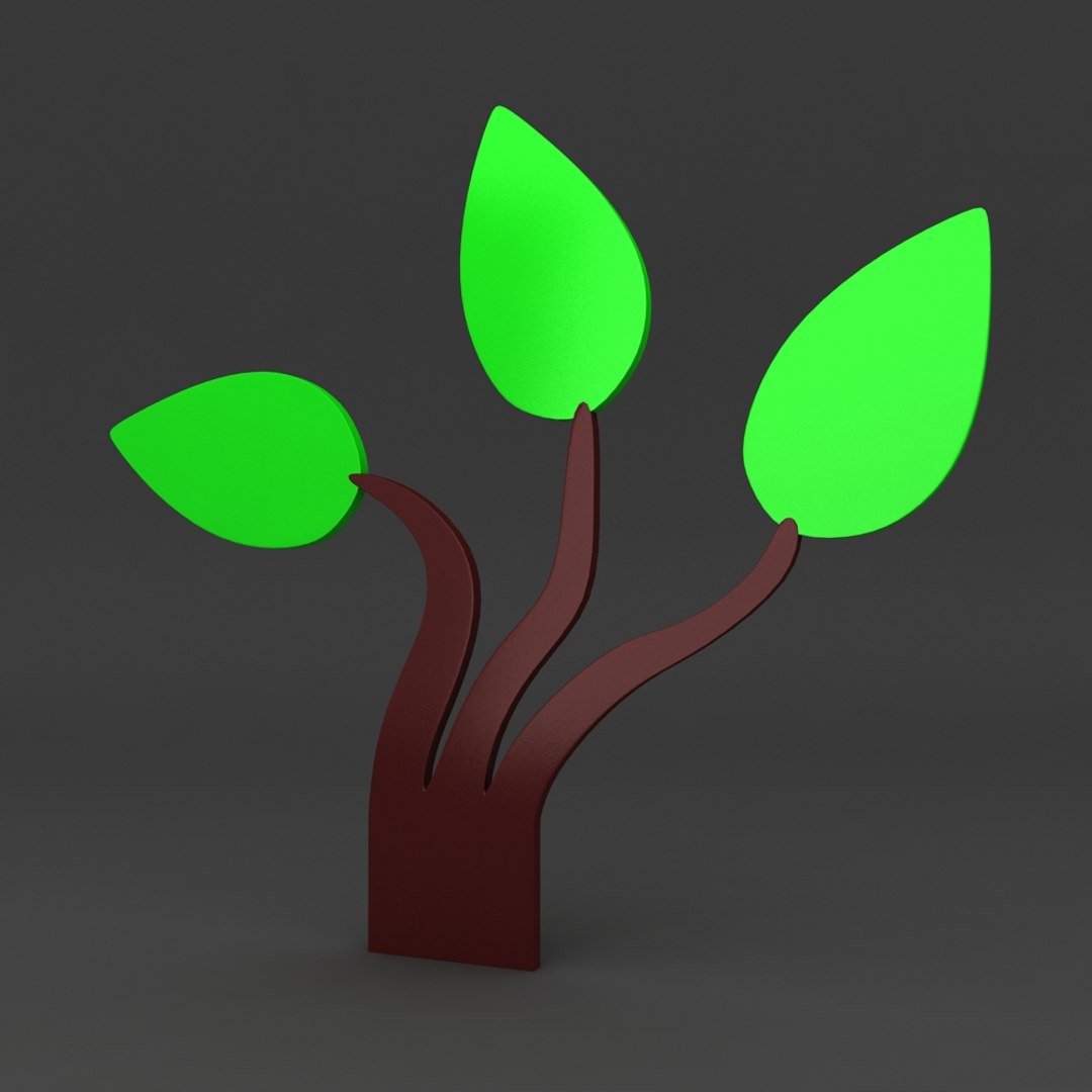 cartoon tree 3d max