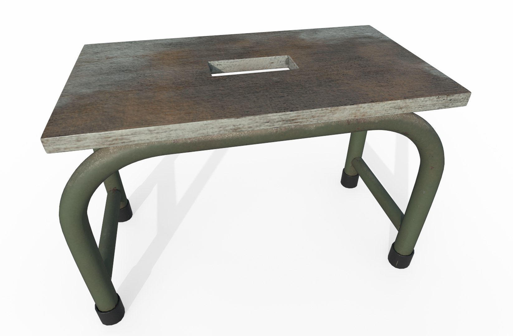 Foot Stool Model - TurboSquid 1398640