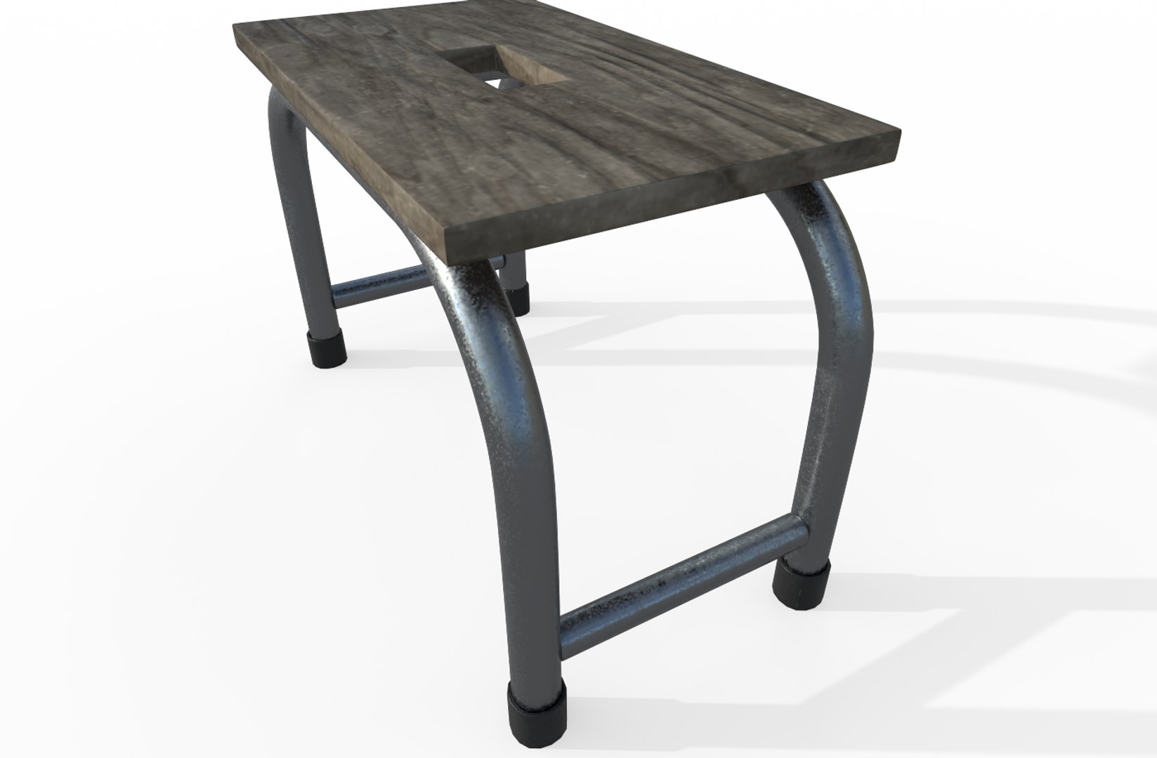 Foot Stool Model - TurboSquid 1398640