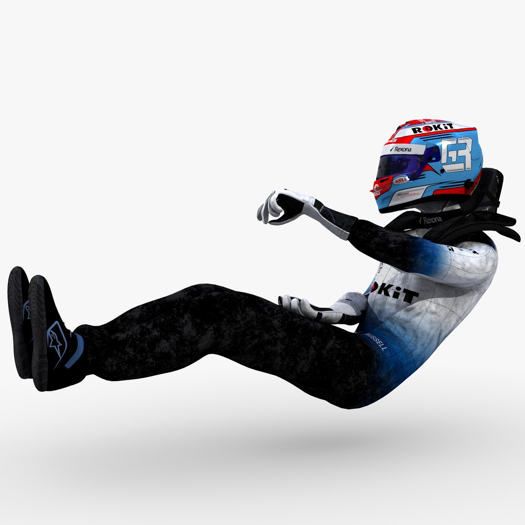 George russell 2019 3D model - TurboSquid 1481510