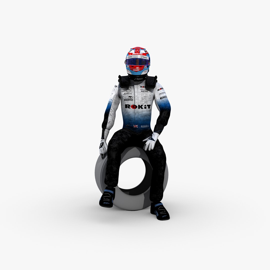 George russell 2019 3D model - TurboSquid 1481510