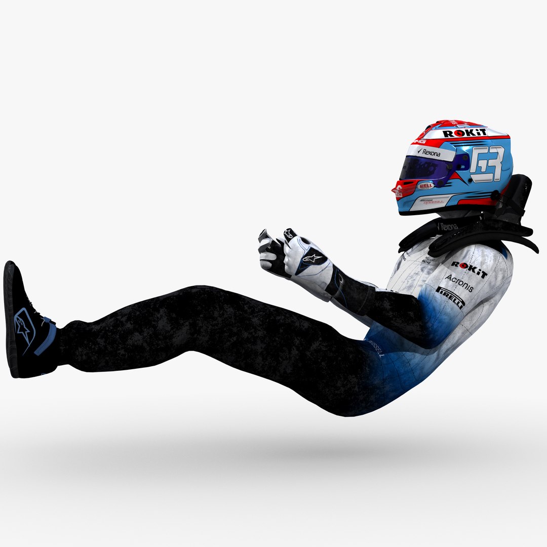 George russell 2019 3D model - TurboSquid 1481510