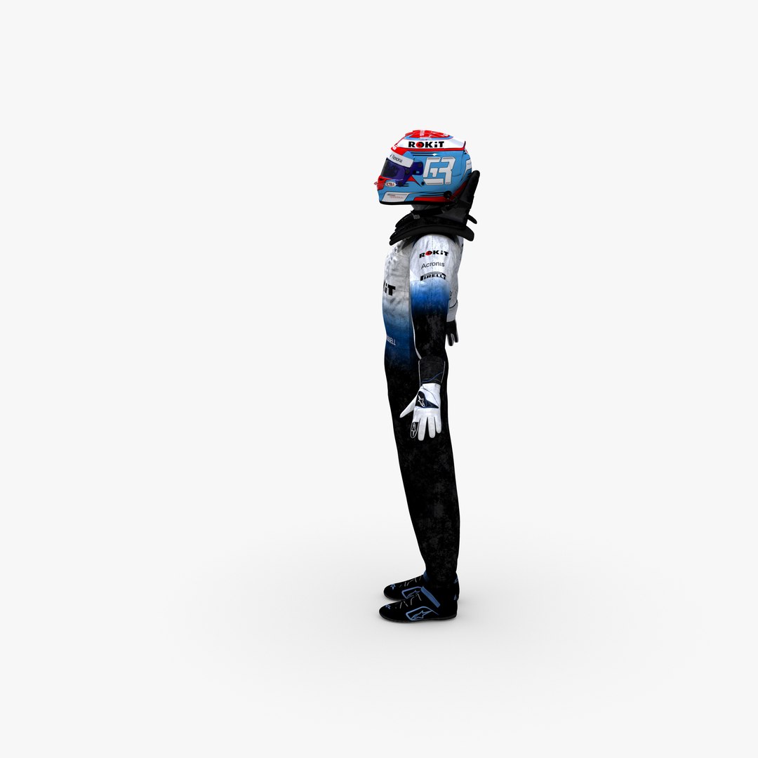 George russell 2019 3D model - TurboSquid 1481510
