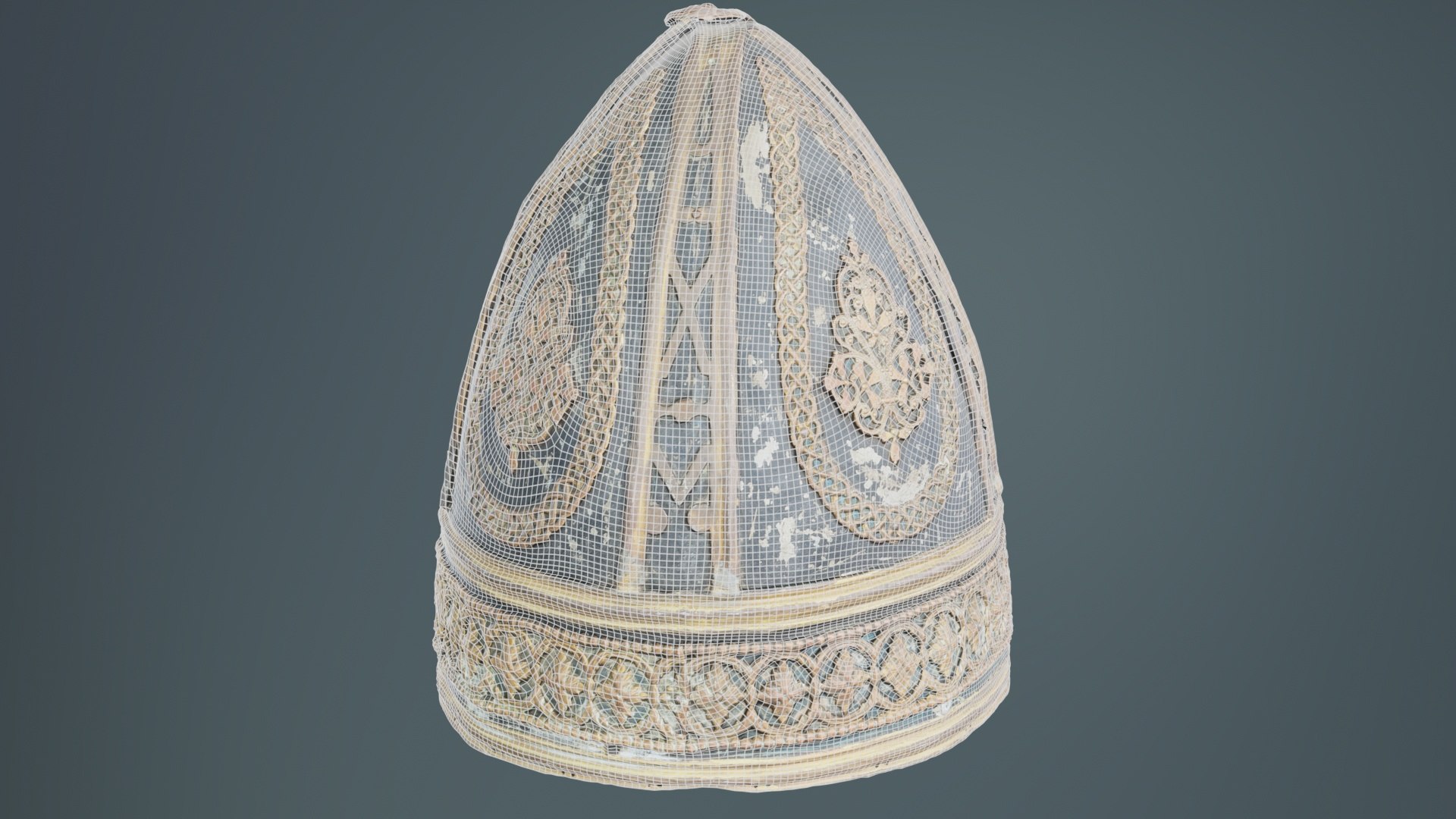 3D Pointy Decorated Hat Remastered Model - TurboSquid 2360085