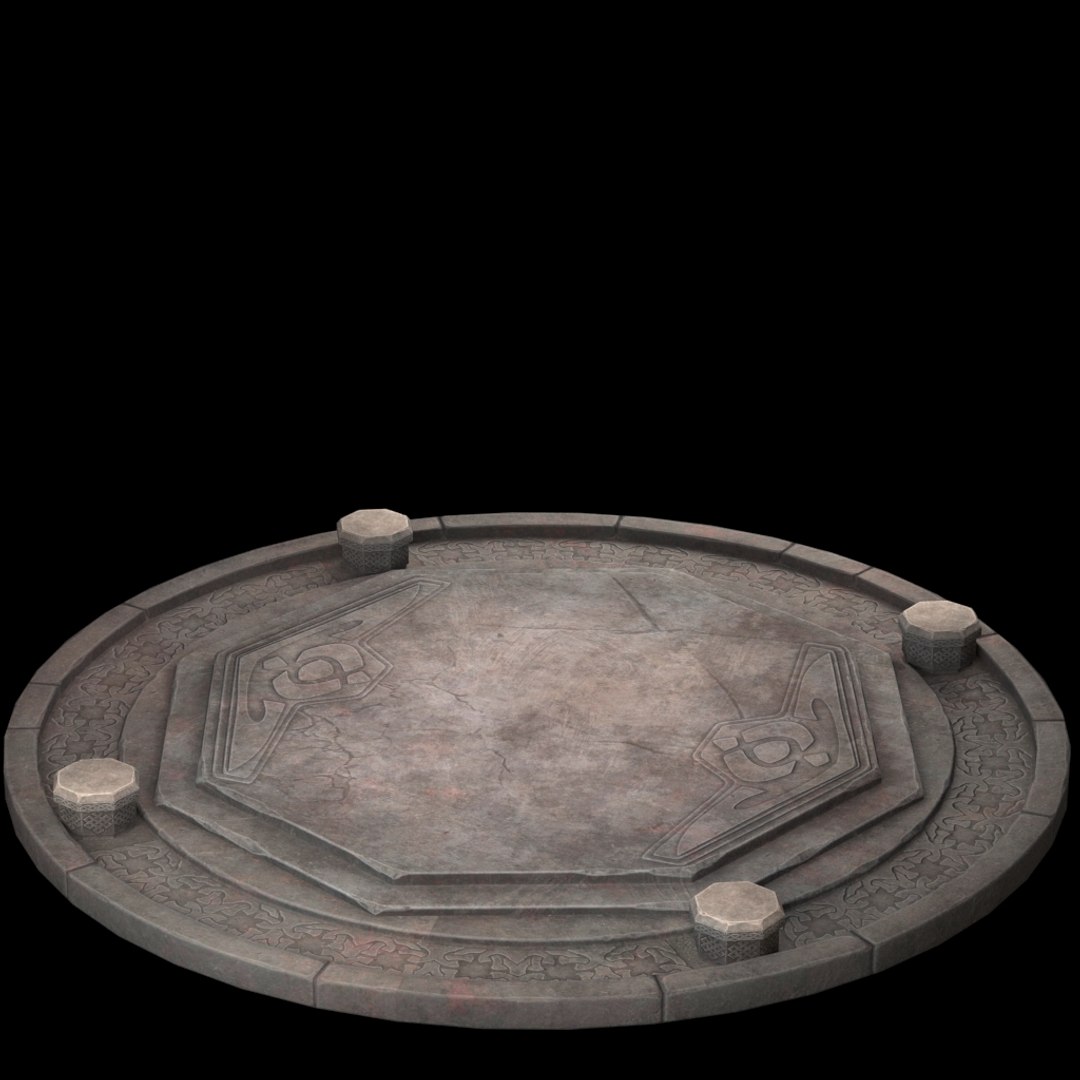 3D Floor Postament - TurboSquid 1479693