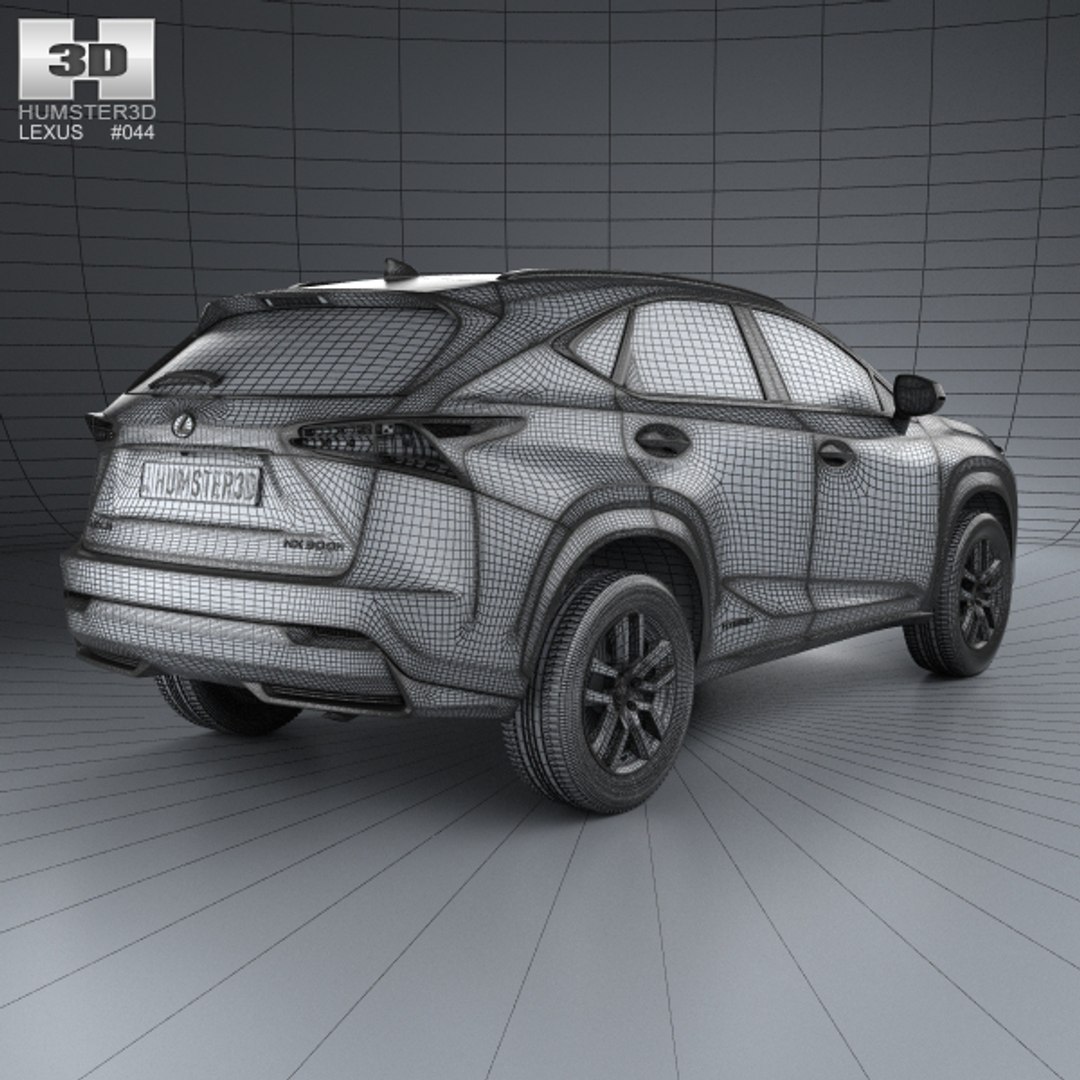 3d Model Lexus Nx Hybrid