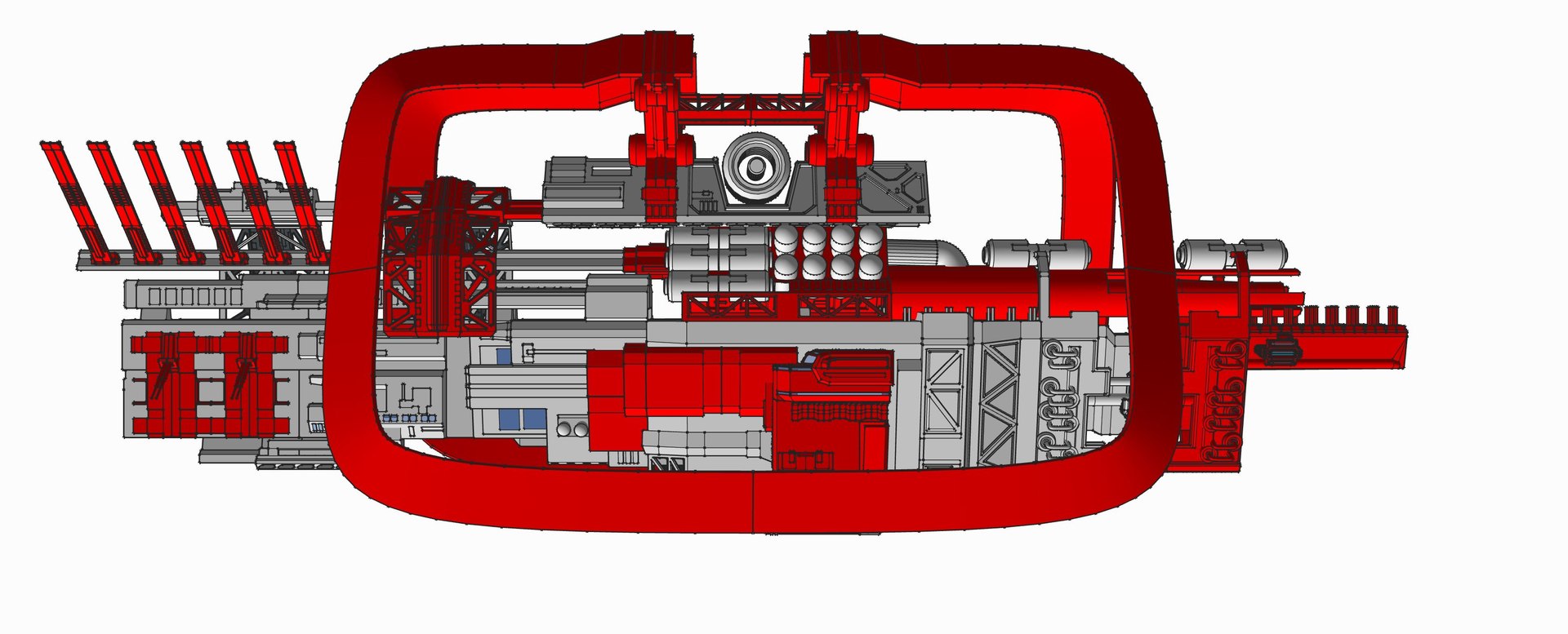 Spaceship Space Relay Model - TurboSquid 1655800