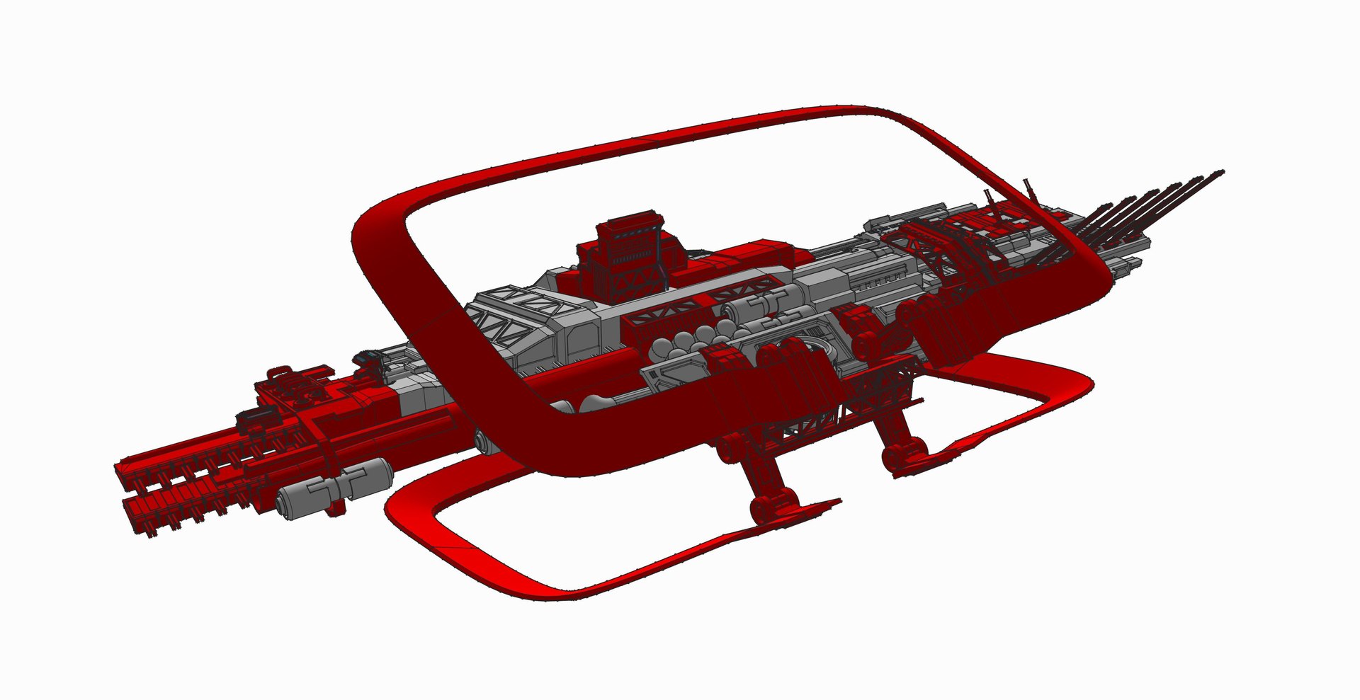 Spaceship Space Relay Model - TurboSquid 1655800