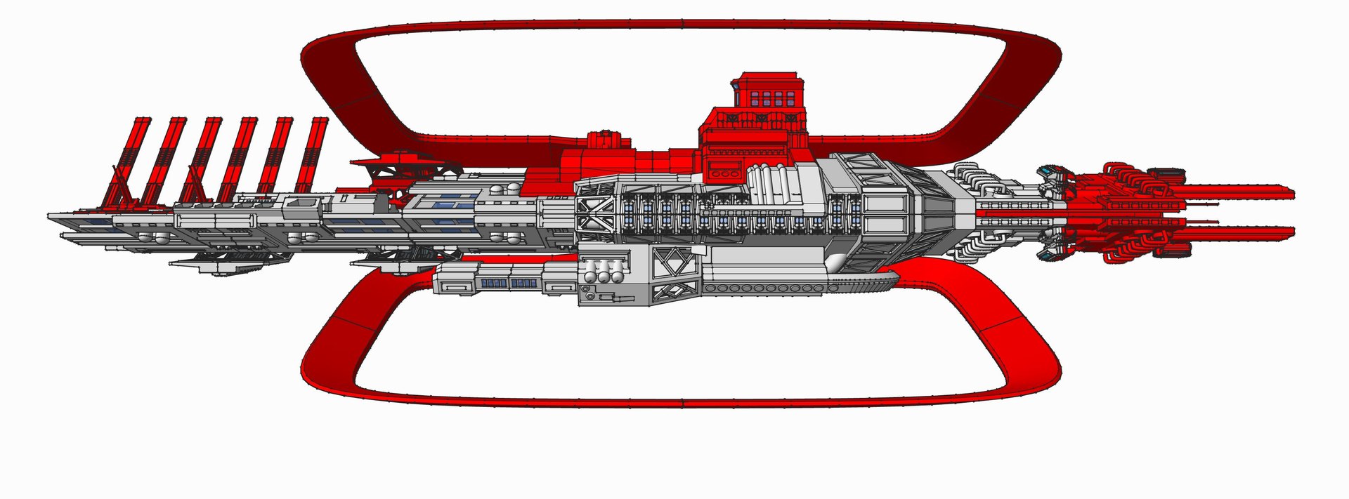 Spaceship Space Relay Model - TurboSquid 1655800