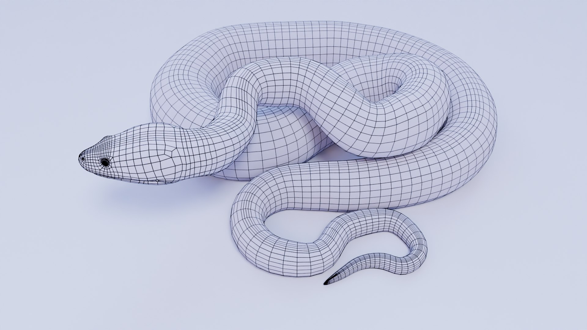 Yellow Anaconda - Rigged 3D Model - TurboSquid 1842290