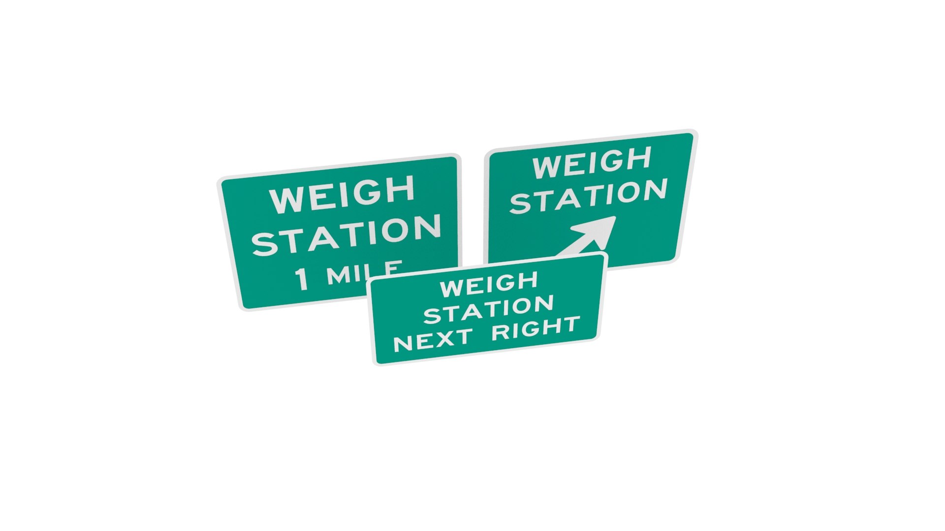 Road Sign R13 Series 3D Model - TurboSquid 1383197