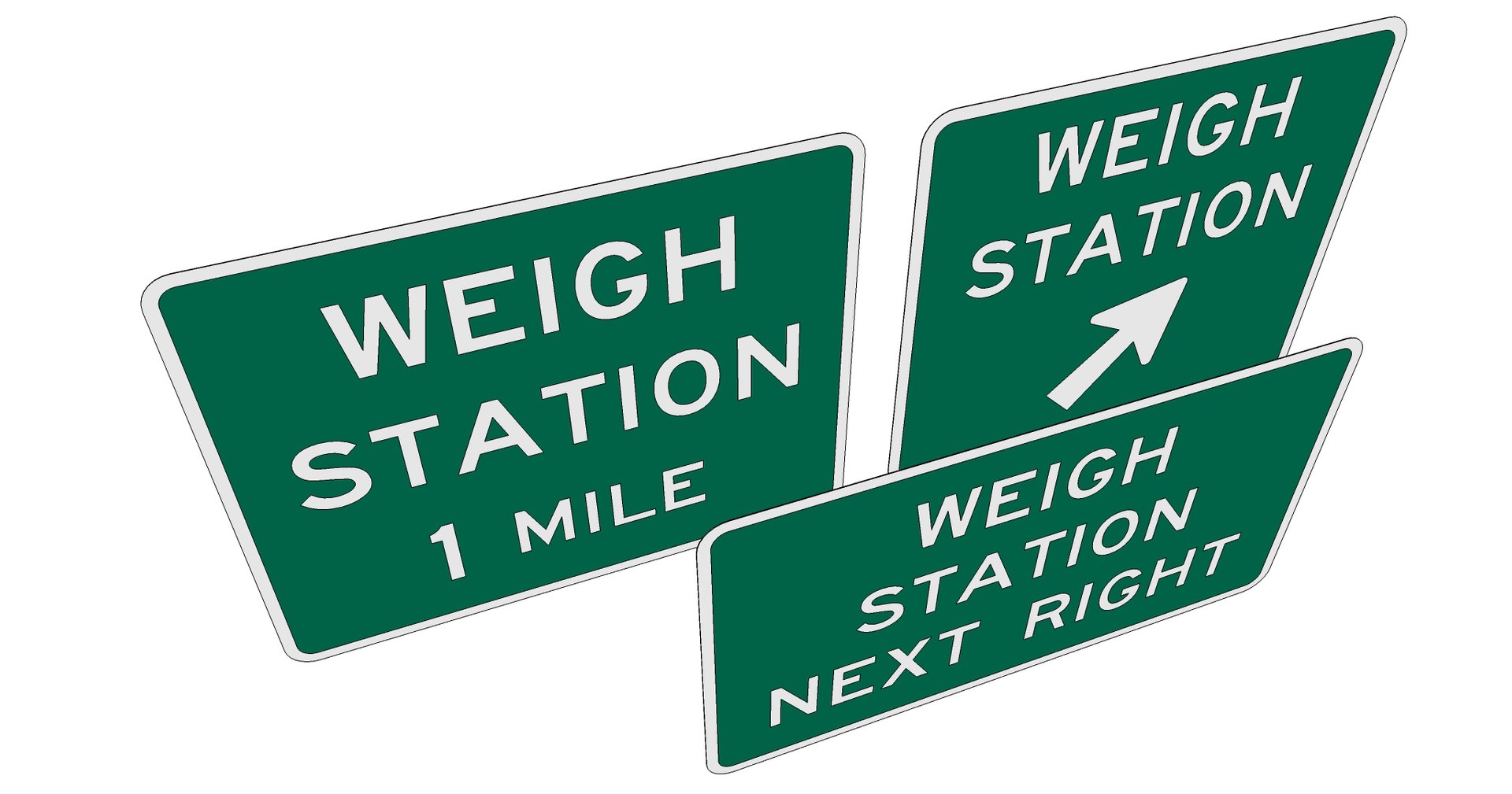 Road Sign R13 Series 3D Model - TurboSquid 1383197