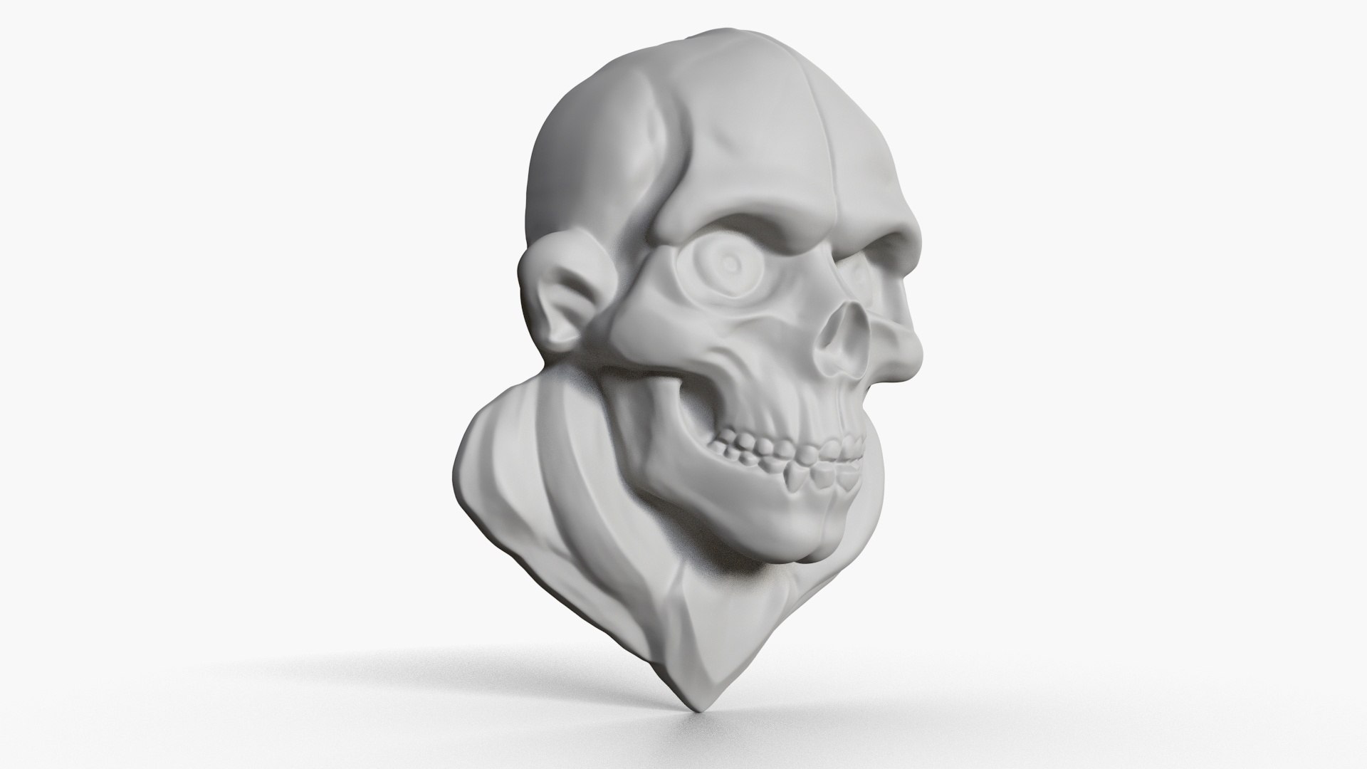 3D Model 4 Monster Skull Reliefs Collection 4 - TurboSquid 2287129