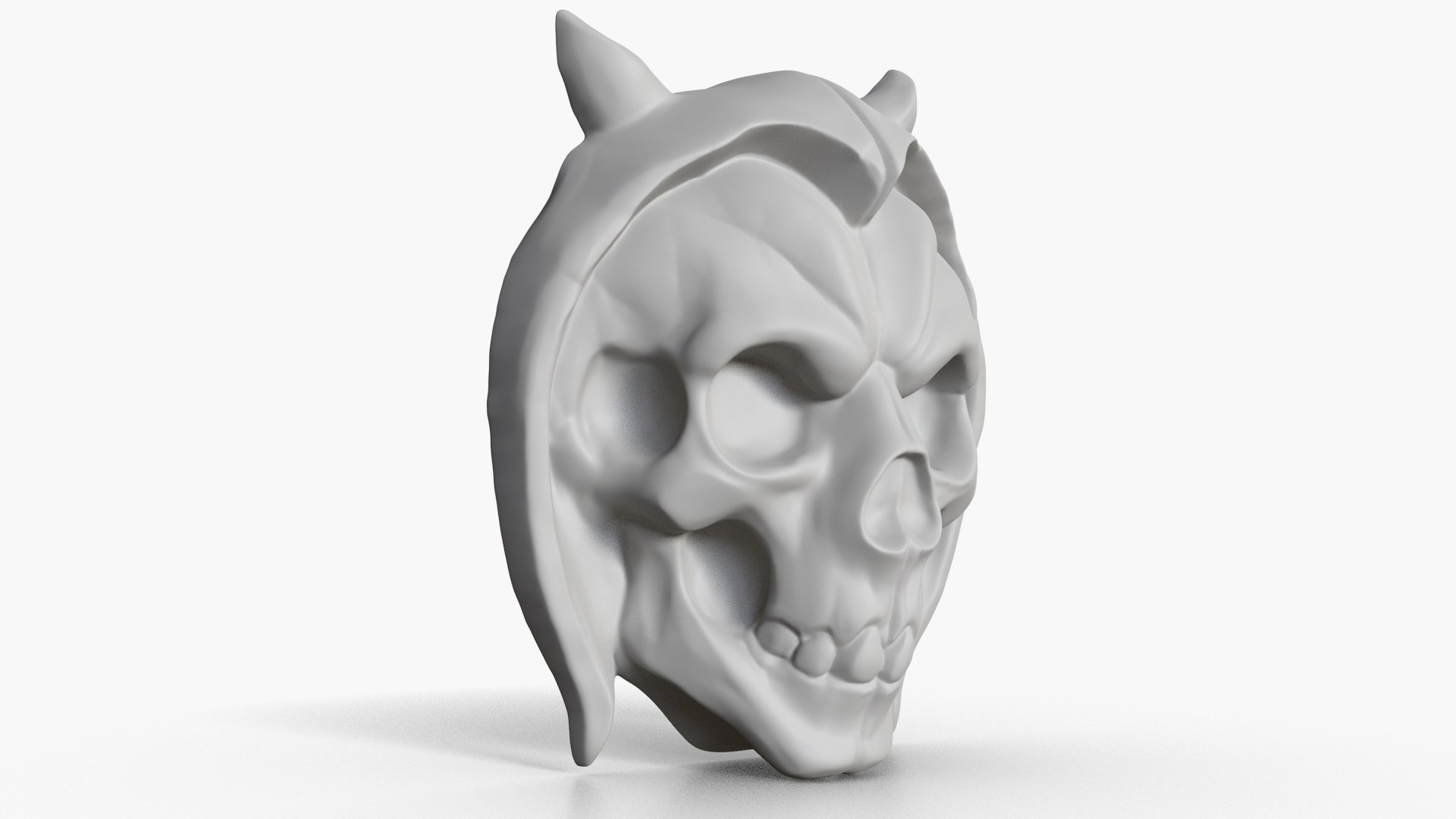 3D Model 4 Monster Skull Reliefs Collection 4 - TurboSquid 2287129