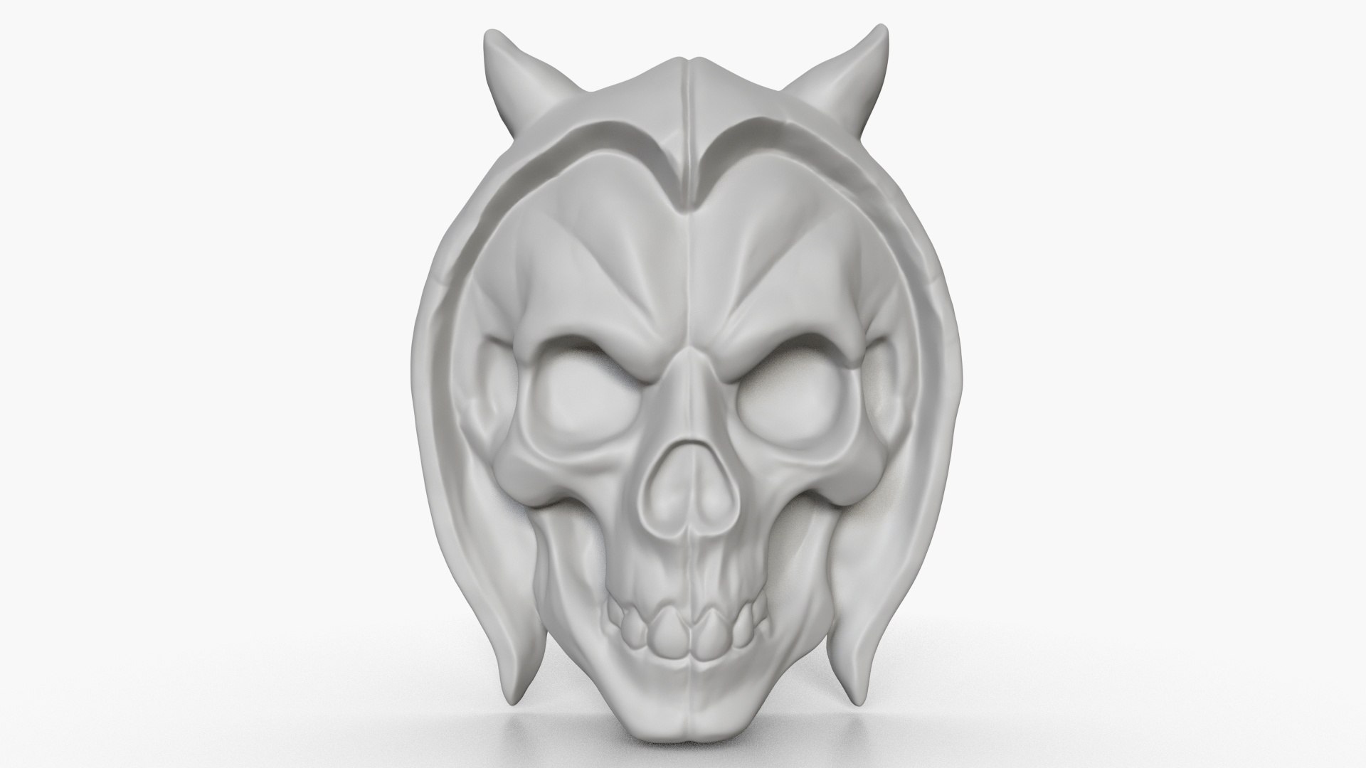 3D Model 4 Monster Skull Reliefs Collection 4 - TurboSquid 2287129