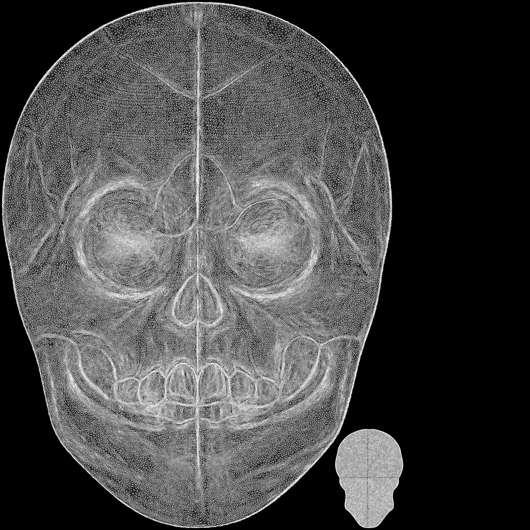 3D Model 4 Monster Skull Reliefs Collection 4 - TurboSquid 2287129