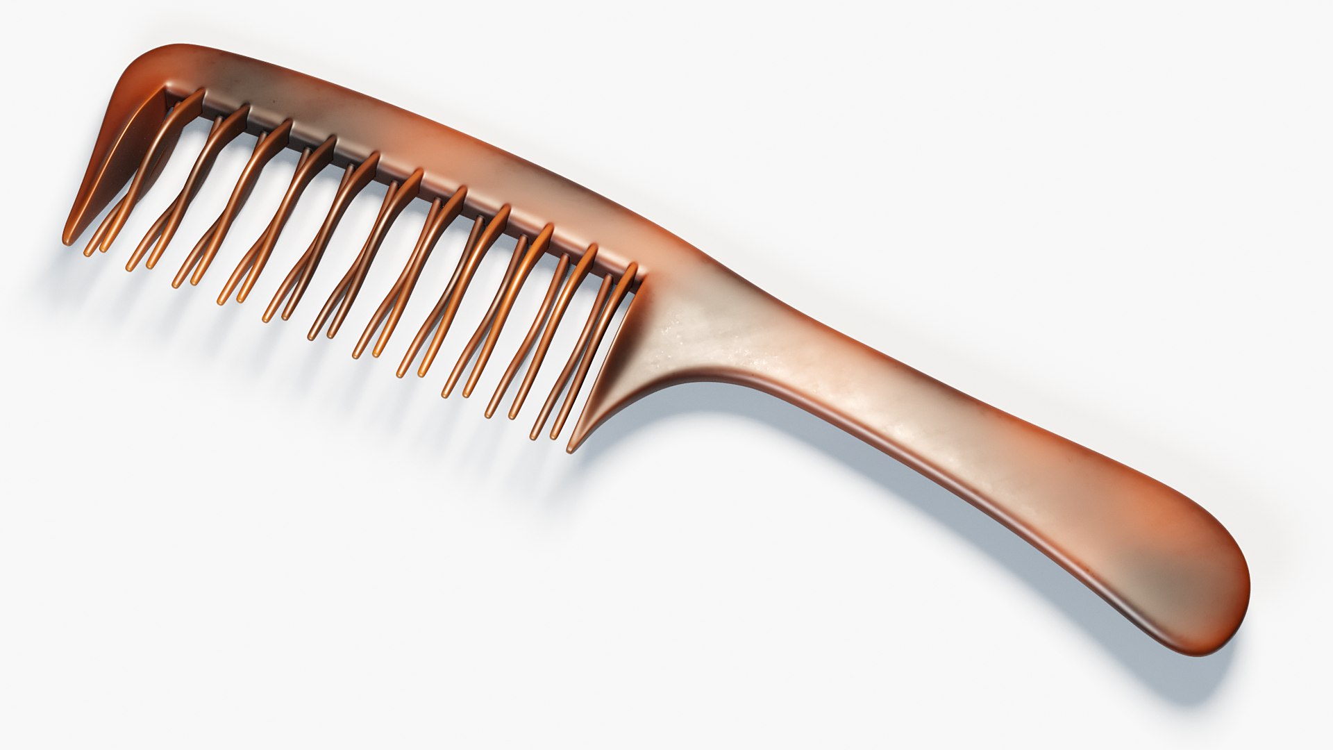 3D Wide Tooth Comb - TurboSquid 1922304