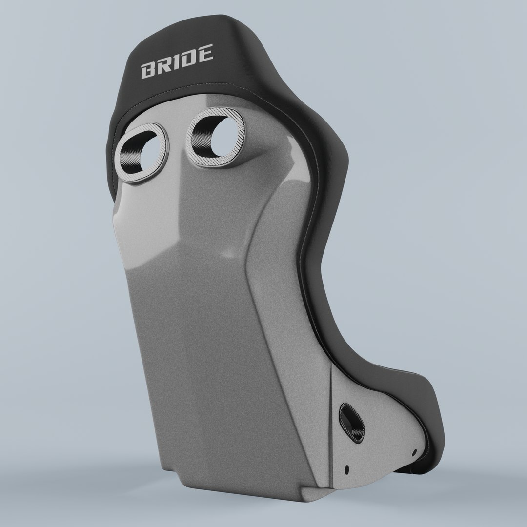 BRIDE ZETA IV Black Seat Model - TurboSquid 1789648