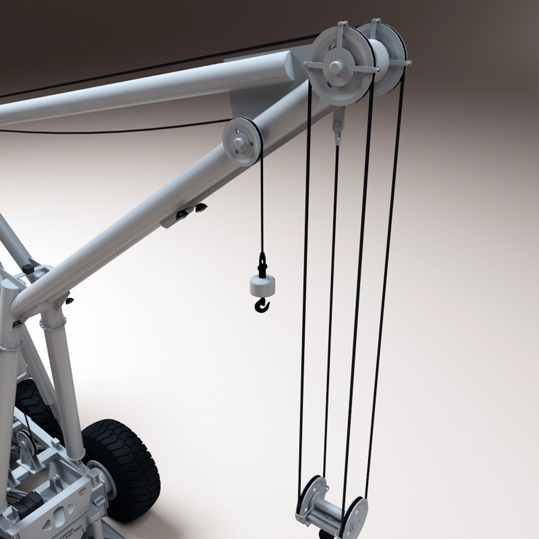 Flight Deck Crane Tilly 3d Model