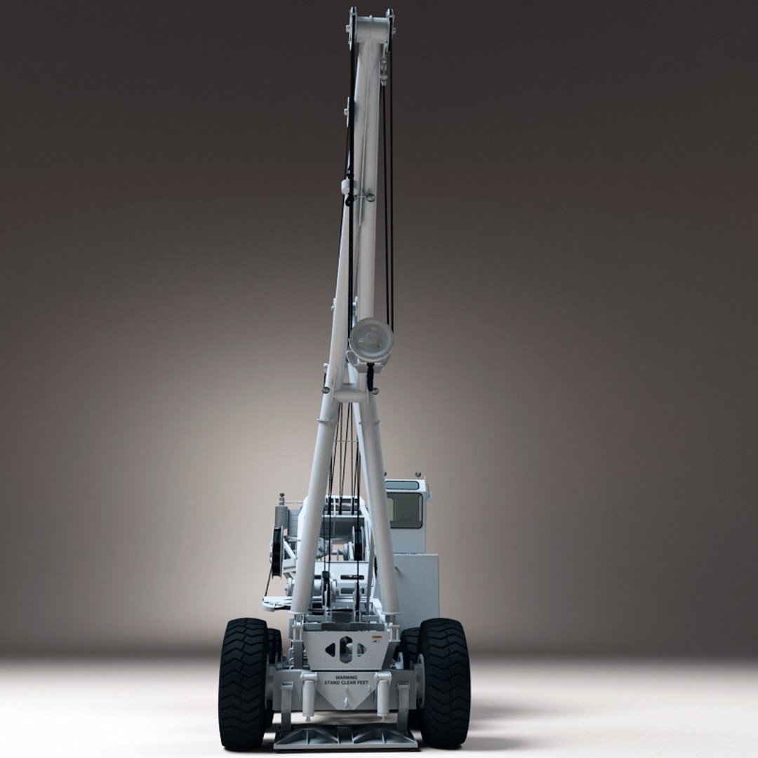 Flight Deck Crane Tilly 3d Model