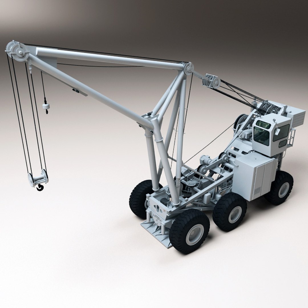 Flight Deck Crane Tilly 3d Model