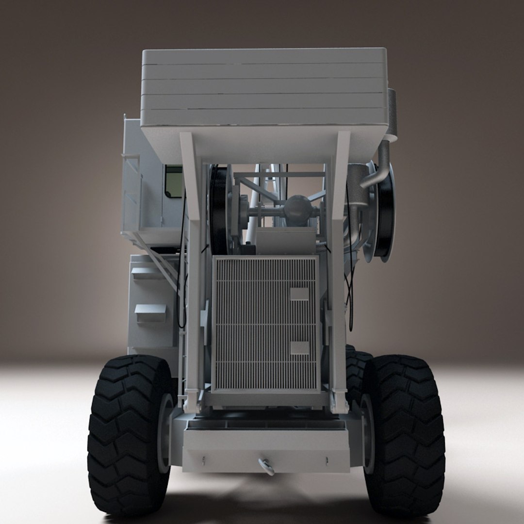 Flight Deck Crane Tilly 3d Model