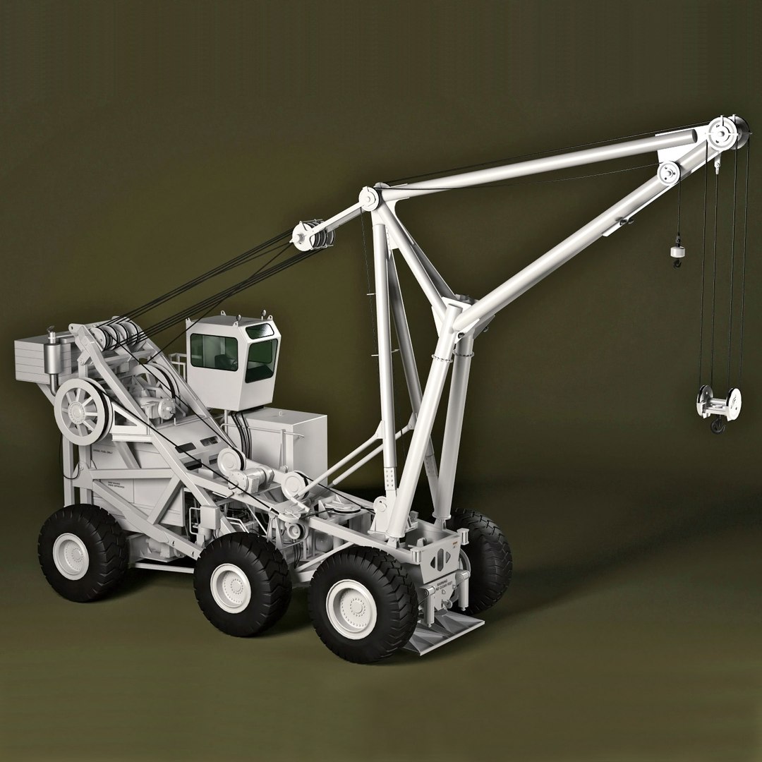 Flight Deck Crane Tilly 3d Model