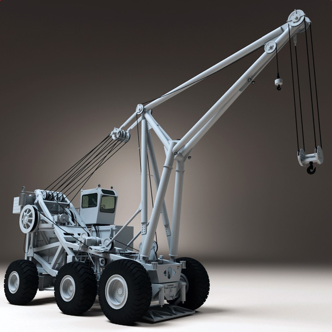 Flight Deck Crane Tilly 3d Model