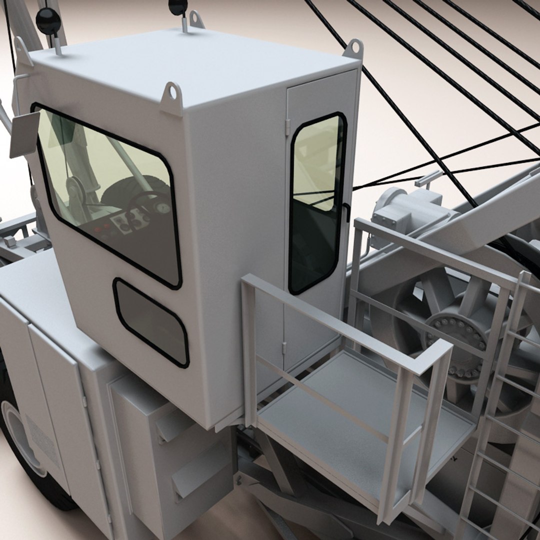 Flight Deck Crane Tilly 3d Model