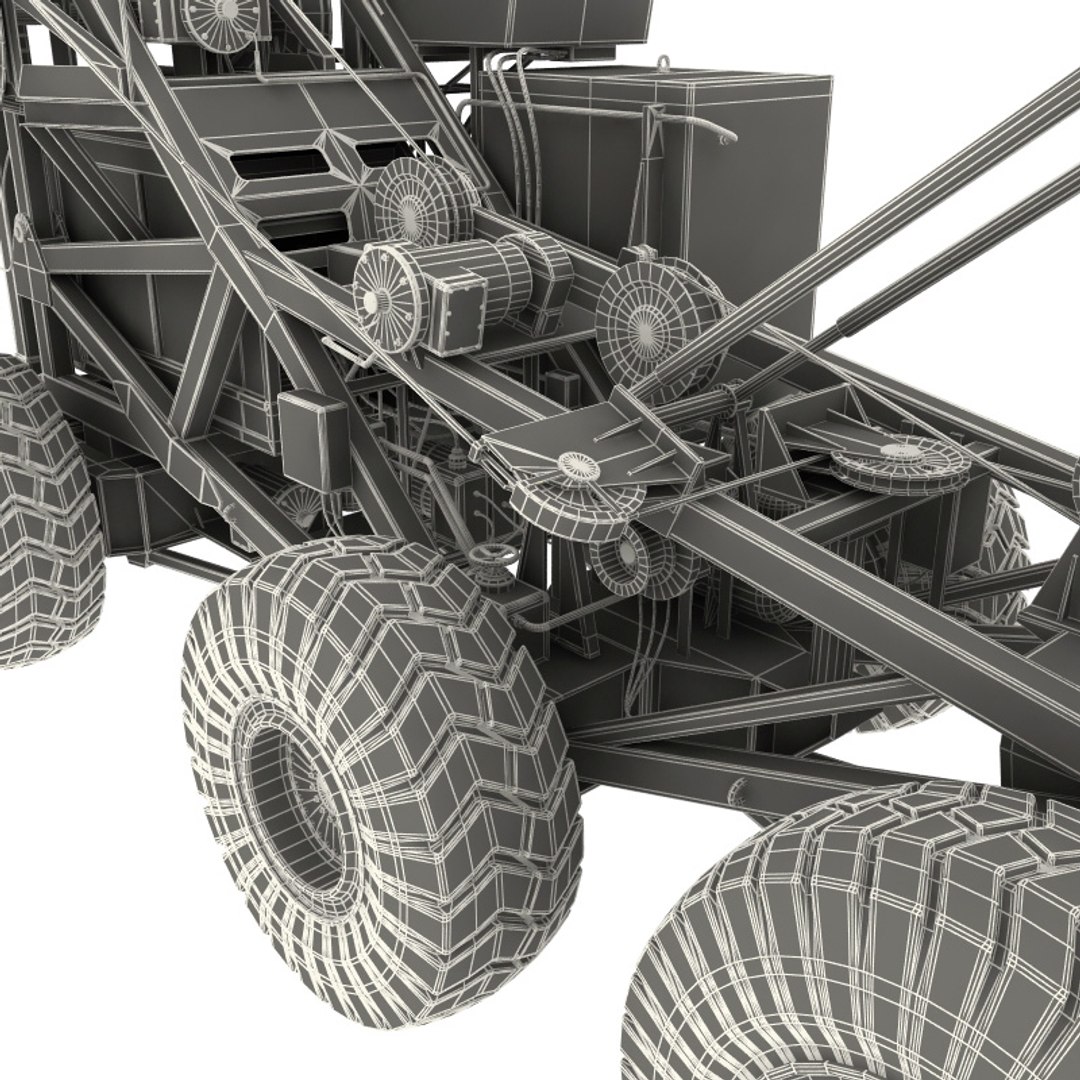 Flight Deck Crane Tilly 3d Model