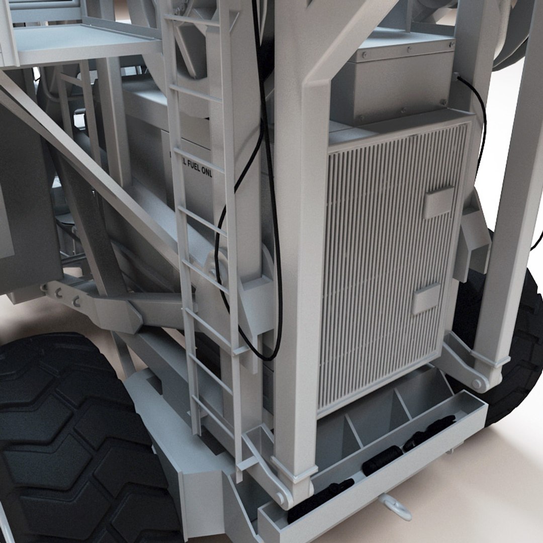 Flight Deck Crane Tilly 3d Model