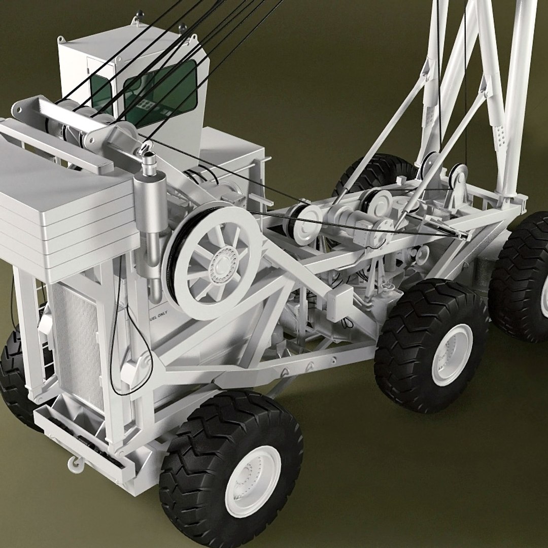 Flight Deck Crane Tilly 3d Model