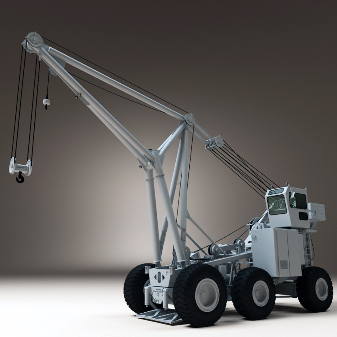 Flight Deck Crane Tilly 3d Model