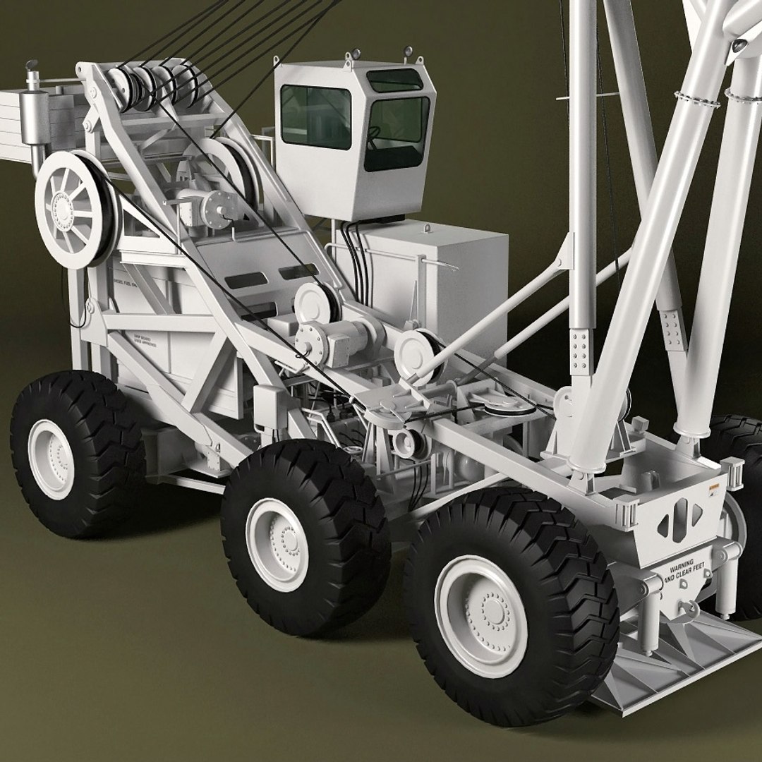 Flight Deck Crane Tilly 3d Model