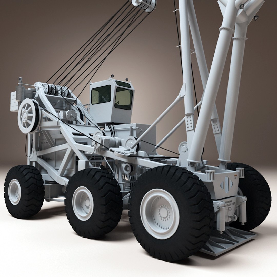 Flight Deck Crane Tilly 3d Model