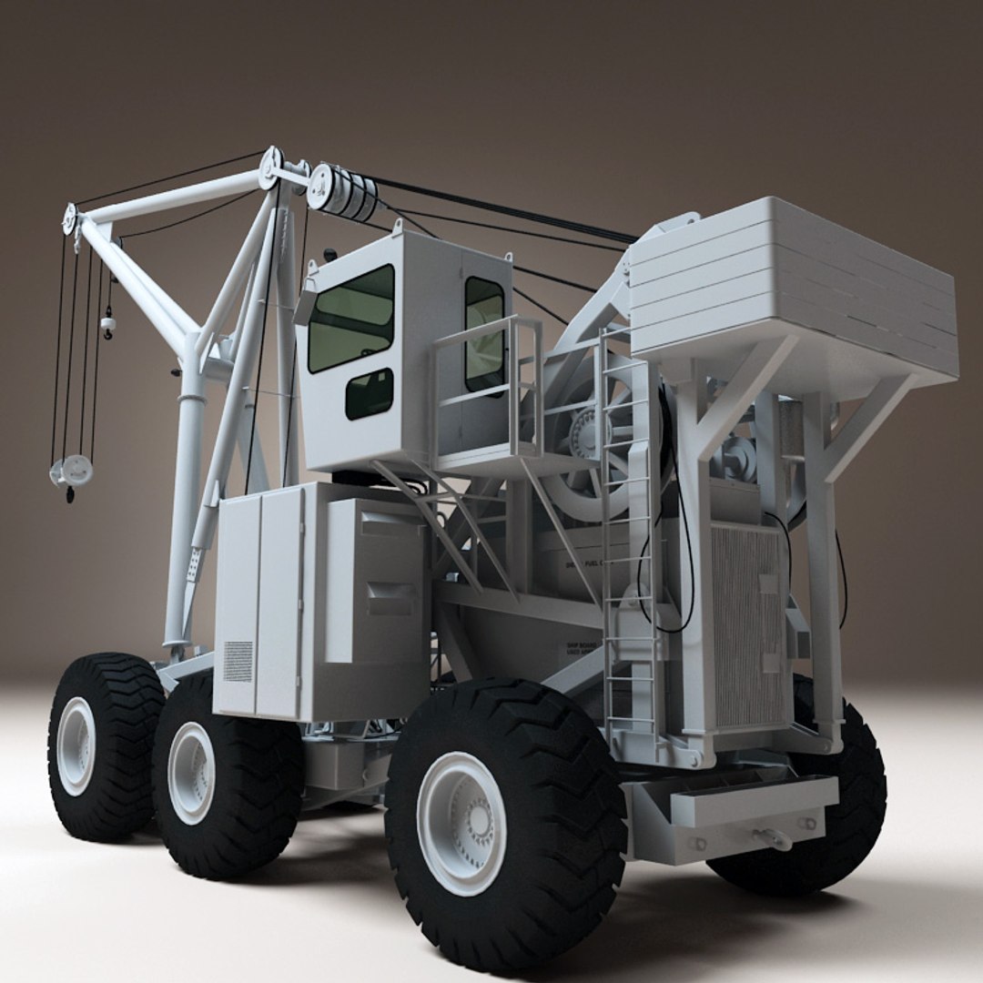 Flight Deck Crane Tilly 3d Model