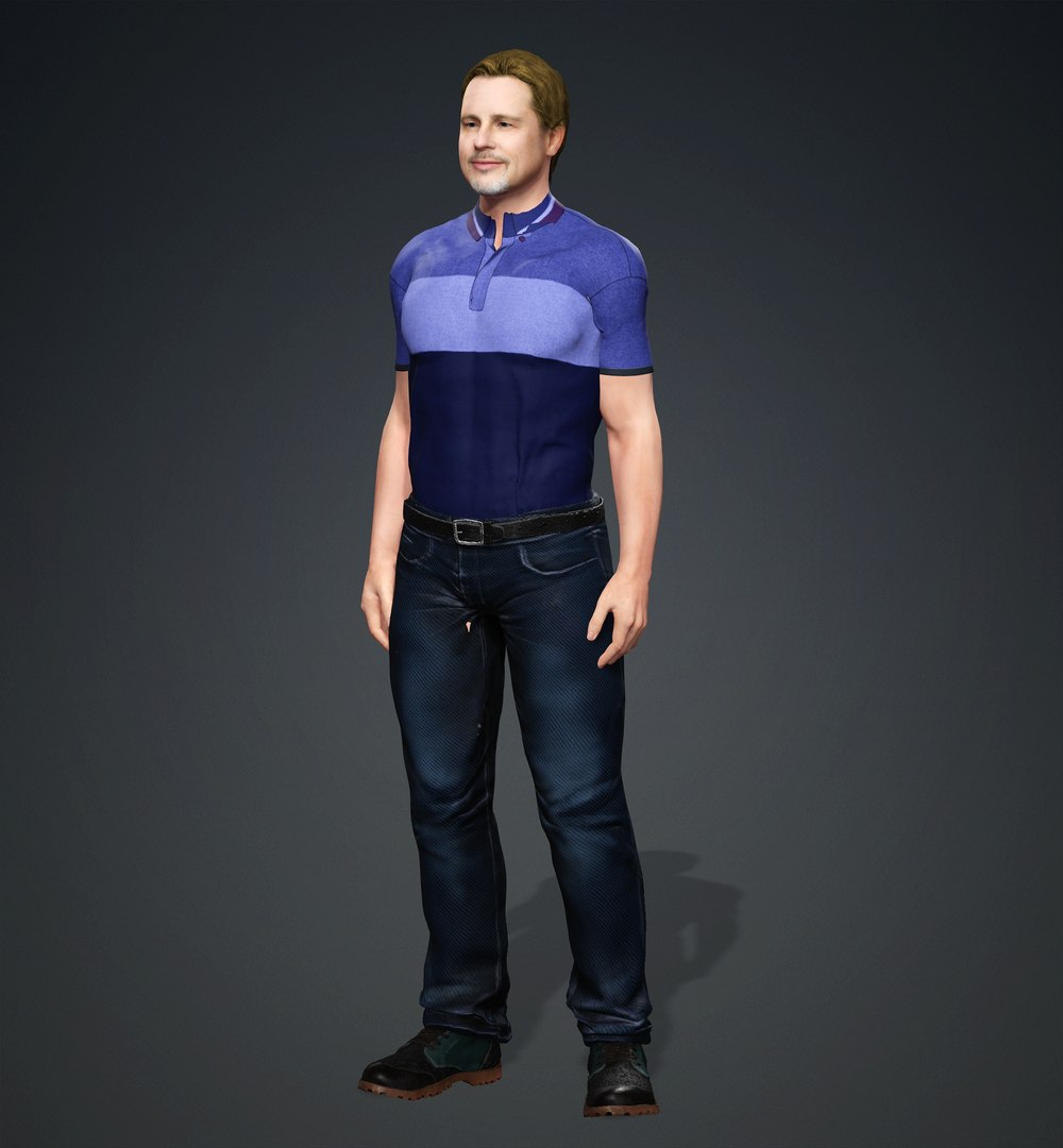 Free Brad Pitt 3D Model - TurboSquid 2286803