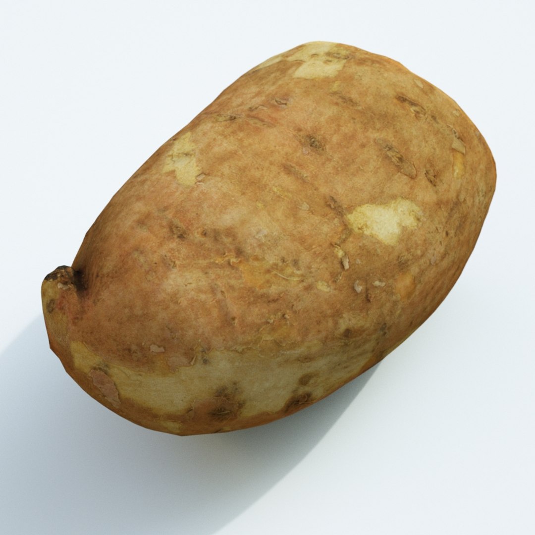 3D Sweet Potato Model - TurboSquid 1385538
