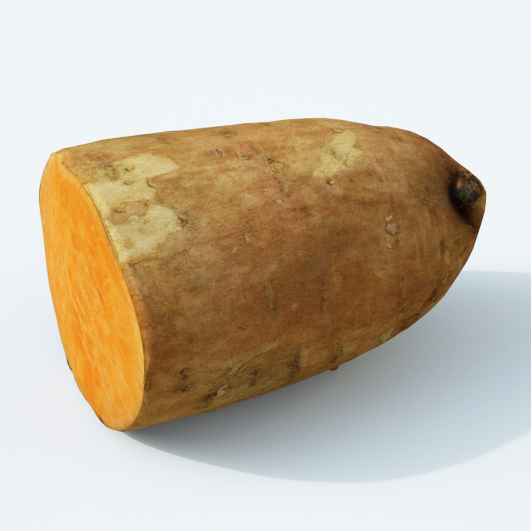 3D Sweet Potato Model - TurboSquid 1385538